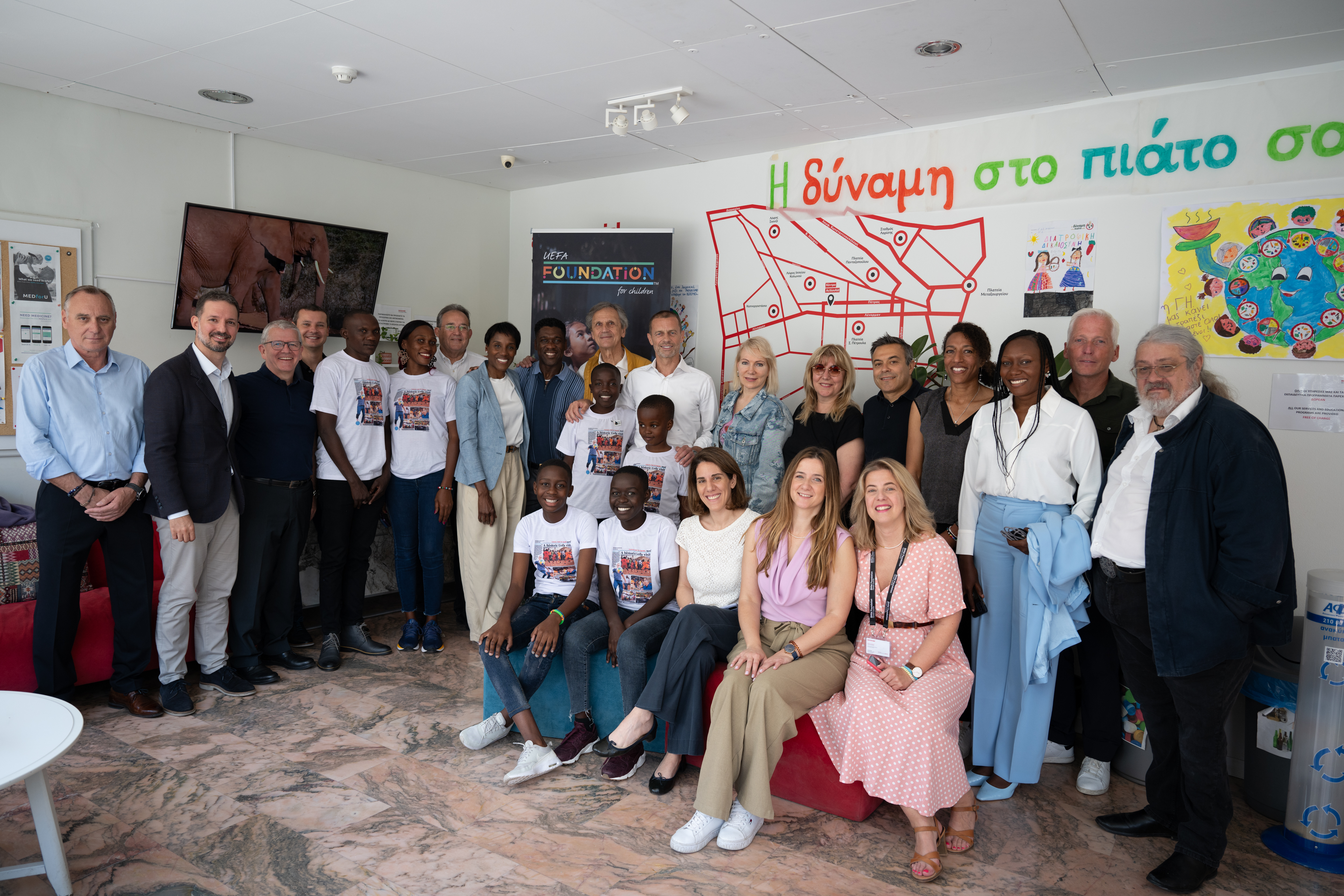UEFA Foundation board visits ActionAid Hellas in Athens - UEFA Foundation